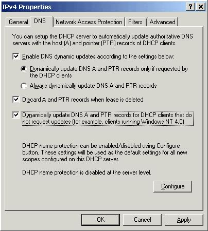 Windows Small Business Server DHCP And DNS Part Managing DHCP Setting DHCP