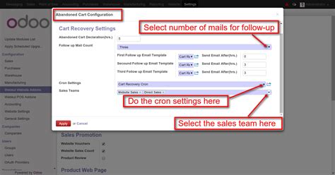 Odoo Website Abandoned Cart Recovery Webkul