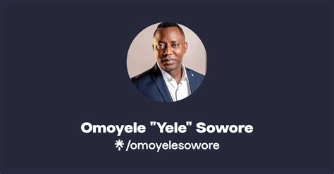 Omoyele Yele Sowore Twitter Instagram Facebook Linktree