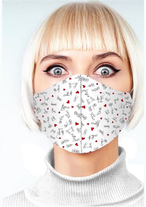 Super Fun Sex Position Mask White Black Shop Velvet Box Online