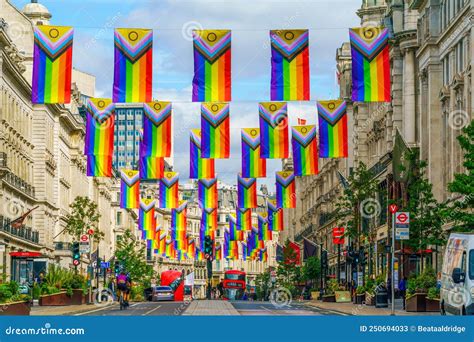 Intersex Inclusive Redesign Of The Progress Pride Flag Editorial Photo