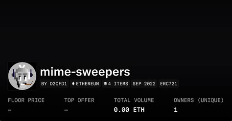 Mime Sweepers Collection Opensea