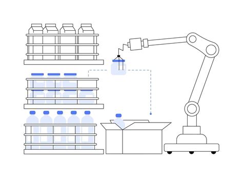 Order Picking Robots Abstract Concept Illustration 47232137 Vector Art