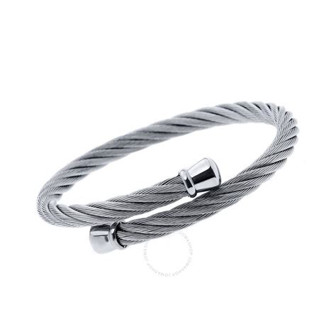 Alor Stainless Steel Wrap Bracelet 1 04 13 0002 00 Ladies Jewelry