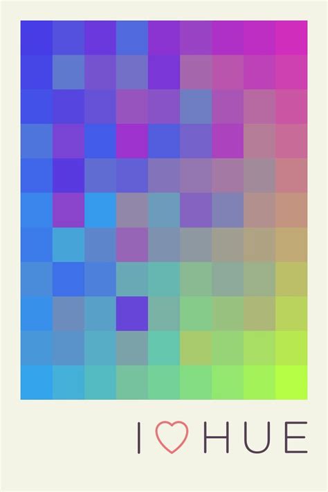 I 💜 Hue Pie Chart Hue Chart