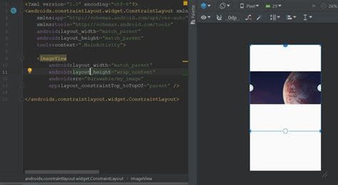 In Android Imageview Wrapcontent Does Not Work Stack Overflow