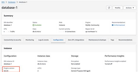 Rds Db Instance Minor Version Upgrade Developersio