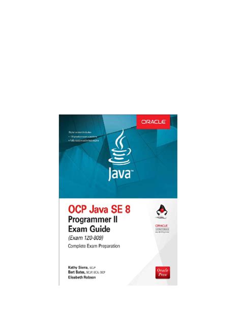 Ocp Java Se 8 Programmer Ii Exam Guide Exam 1z0 809 7th Edition Kathy Sierra Ebook