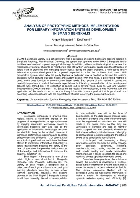 Pdf Analysis Of Prototyping Methods Implementation For Library