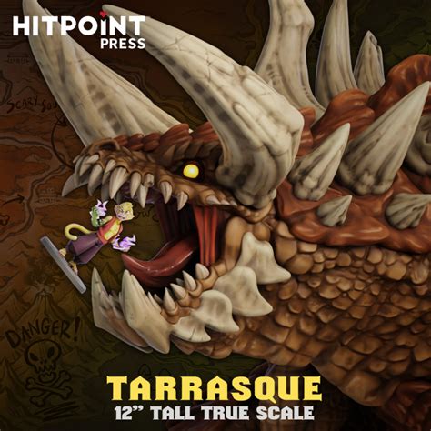 3d Printable Fools Gold Tarrasque By Hit Point Press