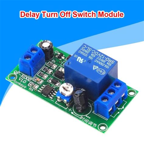 V DC Time Delay Relay Module NE Seconds Adjustable Timer Switch Board Lazada