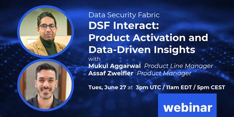 Data Security Fabric Dsf Interact Product Activation And Data Driven