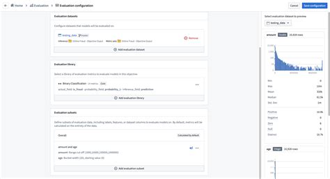 Evaluate A Model • Evaluate Models • Automatically Evaluate Model