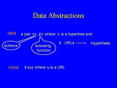 web oql a web object query language overview