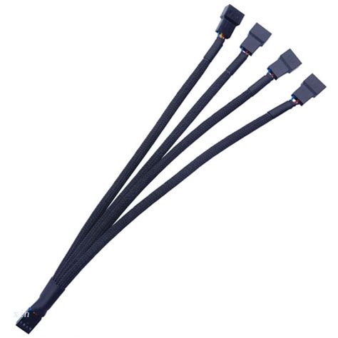 สายไฟ 4 Pin Pwm To 4 Pin Pwm สายถัก สำหรับเพิ่มความยาวพัดลม 4 Pin หรือ
