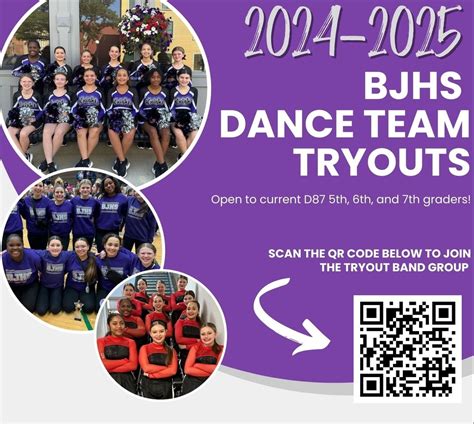 2024 2025 Dance Team Tryouts Bloomington Jr High School
