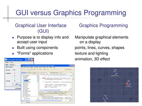 Introduction To Graphical Interface Programming In Java Ppt Download