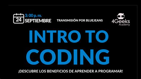 Intro To Coding Descubre Los Beneficios De Aprender A Programar Sherlocktalent