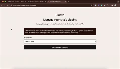 Update Wordpress Plugins On Multiple Sites With Kinsta Api Kinsta®