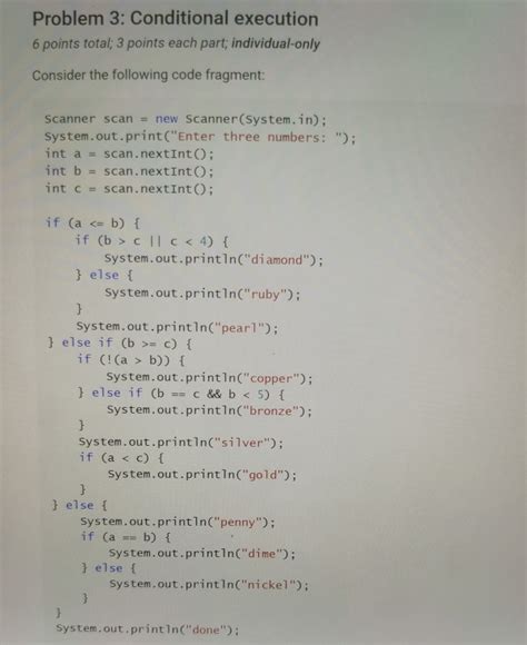 Solved At Least One Of The Printin Statements In The Chegg