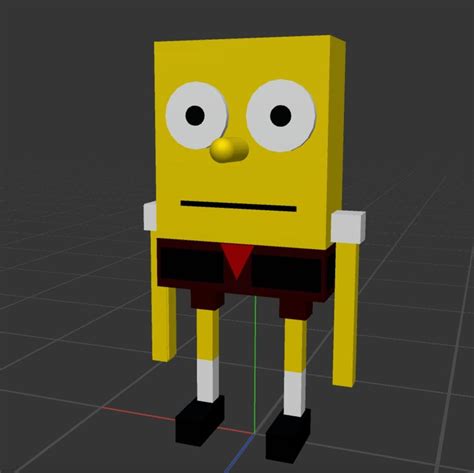 Pamtri Spongebob Model Recreated I Used Prisma3d By Ekdkdksksk On Deviantart