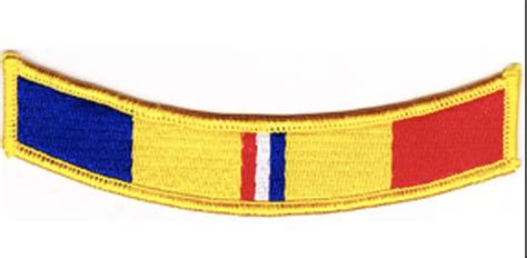 4 5 Combat Action Ribbon Embroidered Patch
