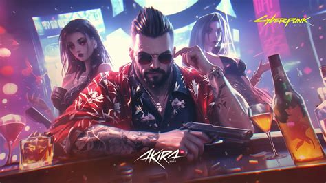Akira X3 Sex Alcohol Guns Desires Cyberpunk 2077 Cyberpunk