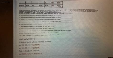 solved casejtuoygive answers to 2 decimal points with no