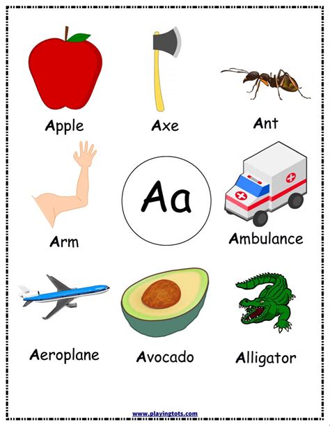 Letter A Words Artofit