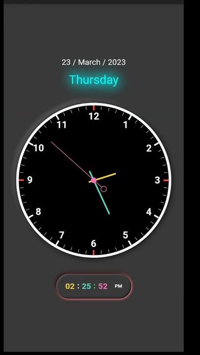 😍 Digital And Analog Clock Using Html Coding Shorts Tutorial Youtube
