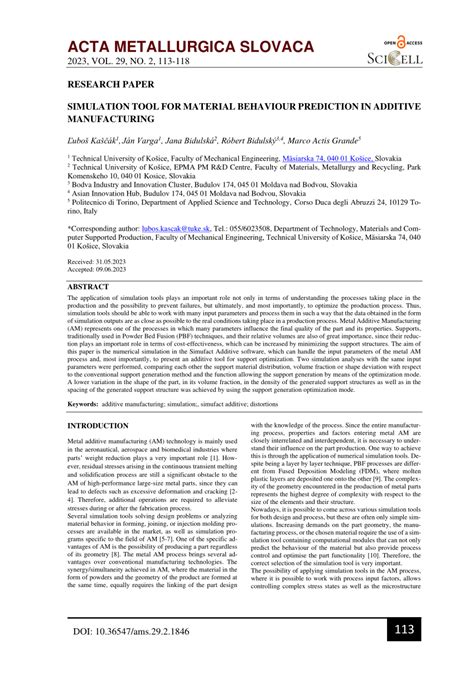 Pdf Simulation Tool For Material Behaviour Prediction In Additive Manufacturing