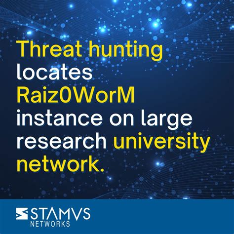 Cybersecurity Ndr Threatdetection Networksecurity University Stamus Networks
