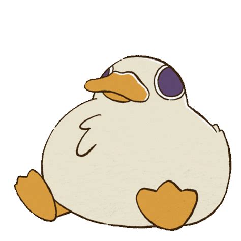 Happy Fat Duck Sticker Find And Share On Giphy