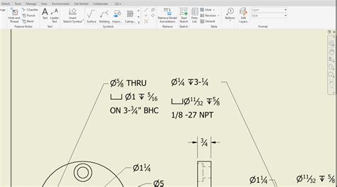 Solved Why Is Countersink Symbol So Far Below Autodesk Community