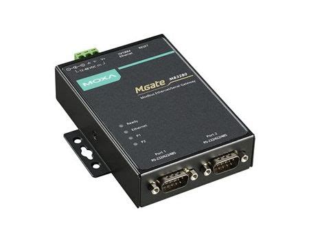 Moxa MGate MB Gateway Modbus RTU ASCII A Ethernet