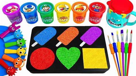 Смешные яркие Мультики залипалки Яркие Мультики про разукраски для