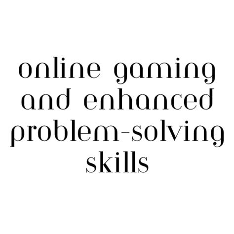how to cultivate enhanced problem solving skills