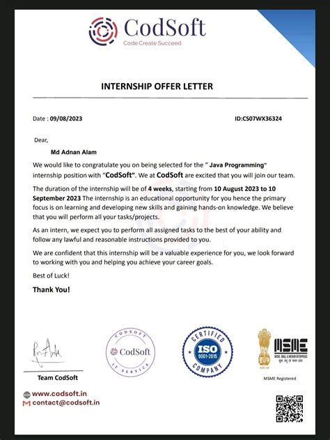 md adnan alam on linkedin codsoft internship javaprogramming