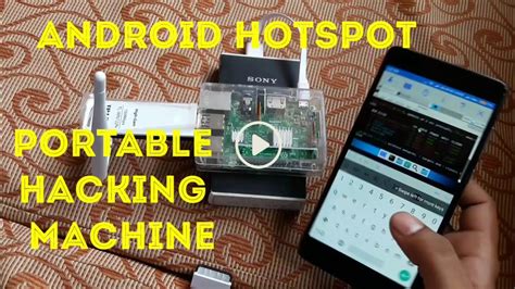 Portable Hacking Machine Raspberry Pi 3 Model B Kali Linux Using