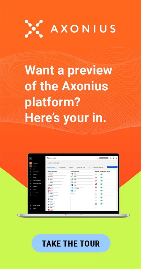 Axonius On Linkedin Axonius Product Tour