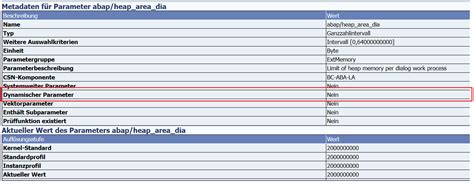 rsmemory dynamisches setzen von speicherparametern
