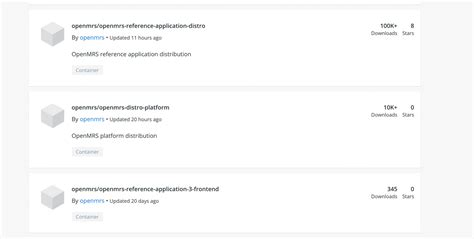 docker image 3 x development openmrs talk