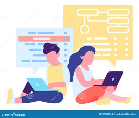 extreme programming xp agile software programming development methodology vector illustration