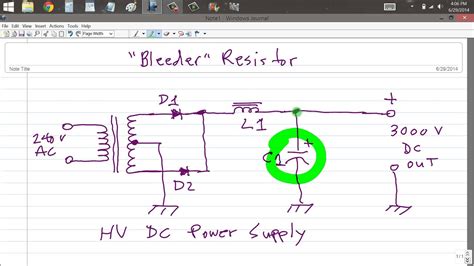 What Is A Bleeder Resistor Youtube