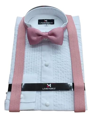 Tirantes And Moños Niño Varios Colores Premium Mx Palo De Rosa Lisa