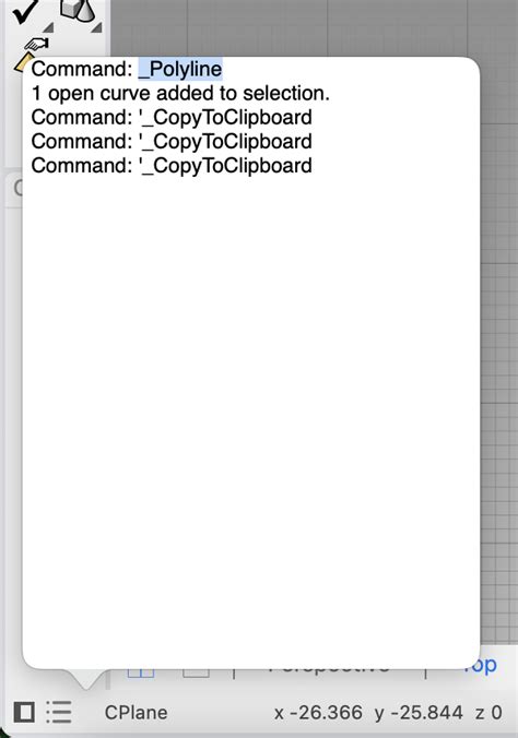 Cmdc Is Not Working In Command History Rhino For Mac Mcneel Forum