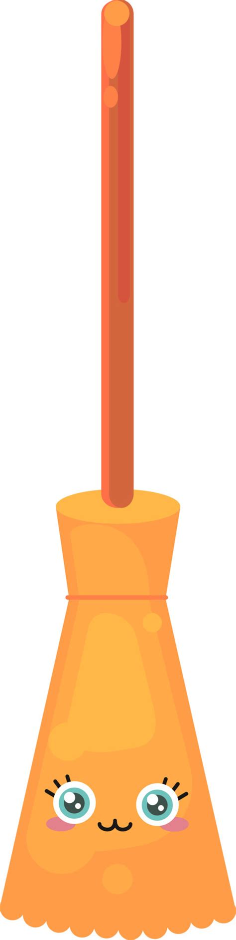 Cute Broom Illustration Vector On A White Background 13762783 Vector