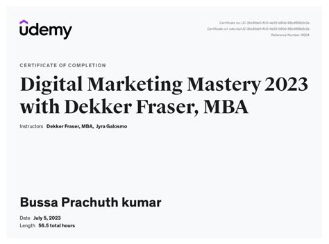 Prachuth Kumar Bussa On Linkedin Udemy Course Completion Certificate