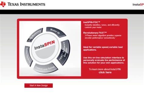 Online Simulation Tool Helps Designers Evaluate TI S InstaSPIN