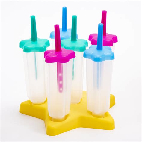 Molde Paletas Helado Base 6pzas